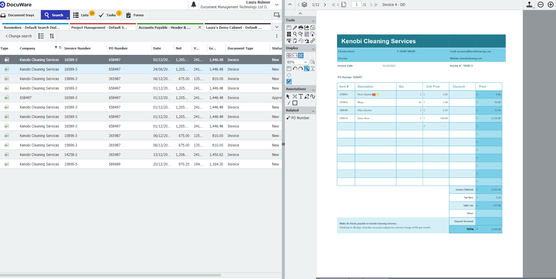 How To Use Full Text Search With DocuWare | DocTech